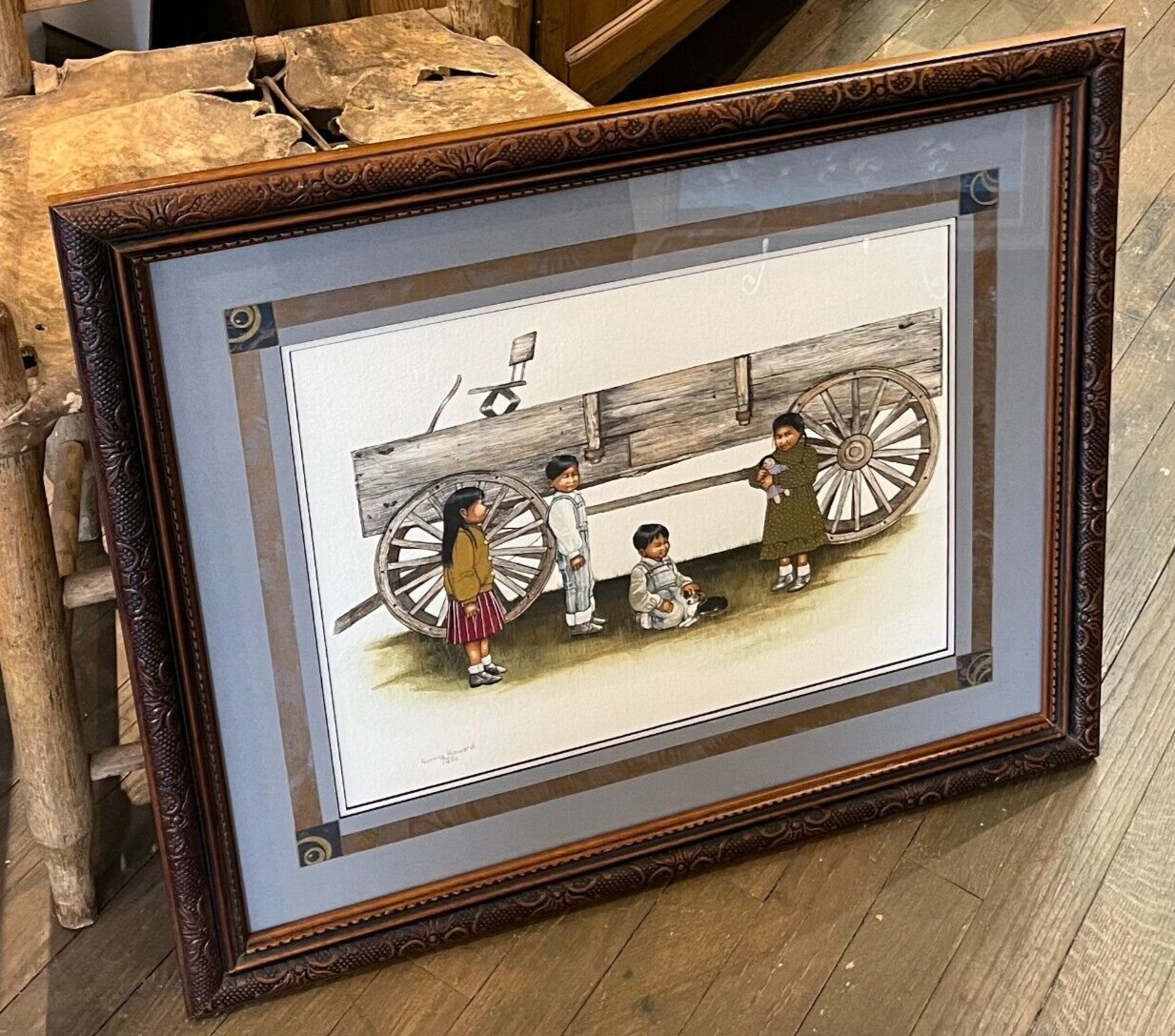Norma Howard painting Oklahoma Native | Grelly USA