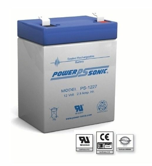 12V 2.9AH F1 Sealed Battery - Vision CP1229, GS PE12V2.7F1, MK ES2.9-12 ...