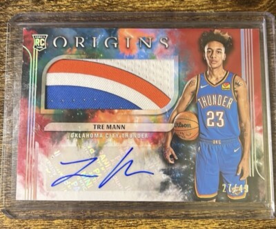 2021-22 Panini Origins Tre Mann Rookie Patch Auto RPA RC HORNETS SP ...