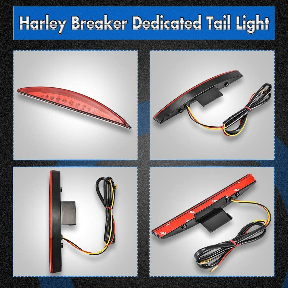 Rear Fender Tip Brake Tail Light LED For Harley Davidson Breakout FXSB ...