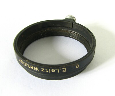 Leica Leitz 0 Black Filter Holder / Clamp-on Adapter Ring, Glassless ...