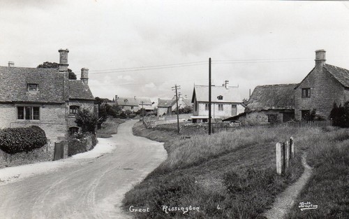 Great Rissington Post Office Nr Bourton on the Water unused RP old pc ...