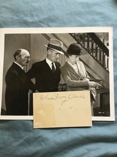 Edna May Oliver Signed Autographed Album Page Pride and Prejudice ...