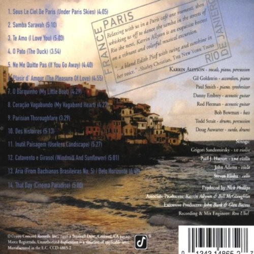 Karrin Allyson From Paris To Rio (CD) | eBay