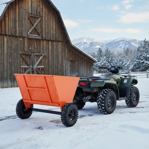 270L Sand & Gravel Spreader/Gritter, Utility Tow-ATV/UTV Lawn Tractor ...
