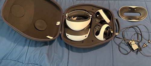 Psvr2 Virtual Reality Headset With Storage Case And Controller Charging ...