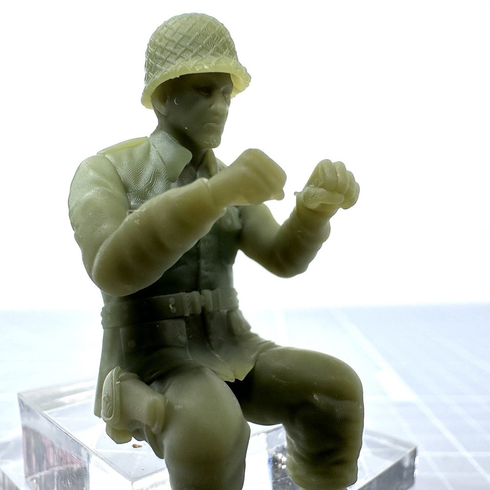 World War 2 American DRIVER or GUNNER Toy Soldier Military Resin 1/32 ...