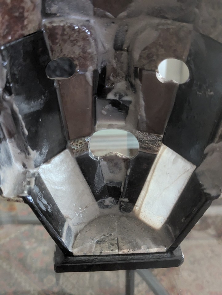 Mexican Mayan Aztec Death Burial Mask Abalone Mosaic Art Sculpture ...