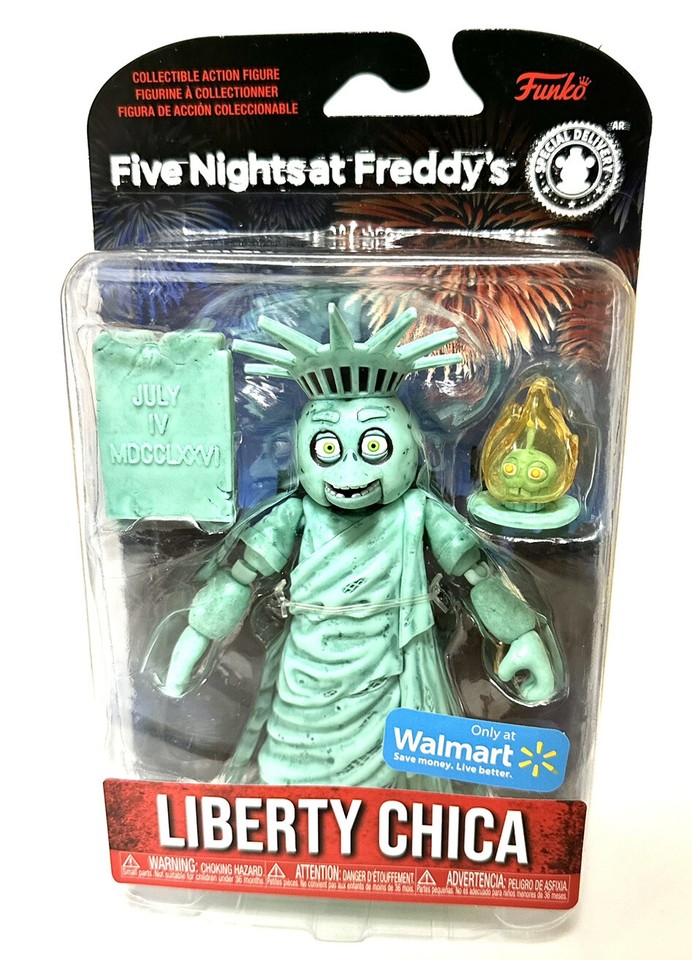 Five Nights at Freddy's LIBERTY CHICA Action Figure Walmart Exclusive ...