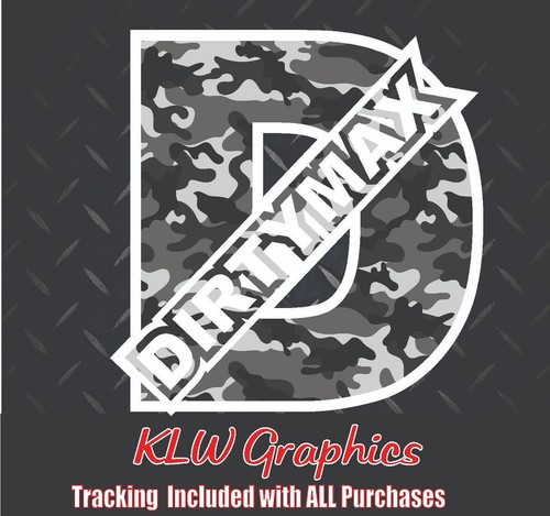 Dirtymax Duramax D Camo Decal Sticker Turbo Diesel Truck 6.6 3.0 Crew ...