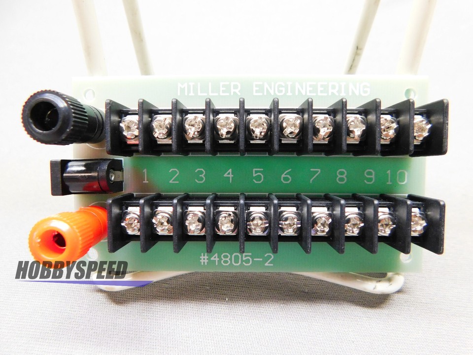 MILLER ENGINEERING 4805 POWER DISTRIBUTION BOARD 10 PORTS terminal ...