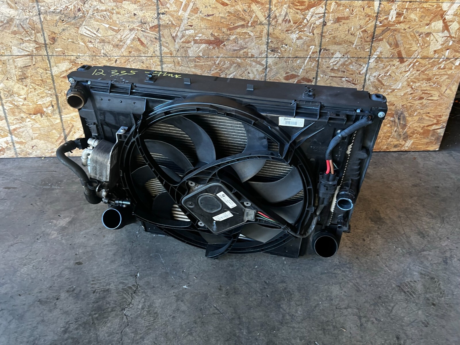 2012-2019 BMW F30 F32 F36 N55 N26 Front Radiator Cooler Condenser Fan ...