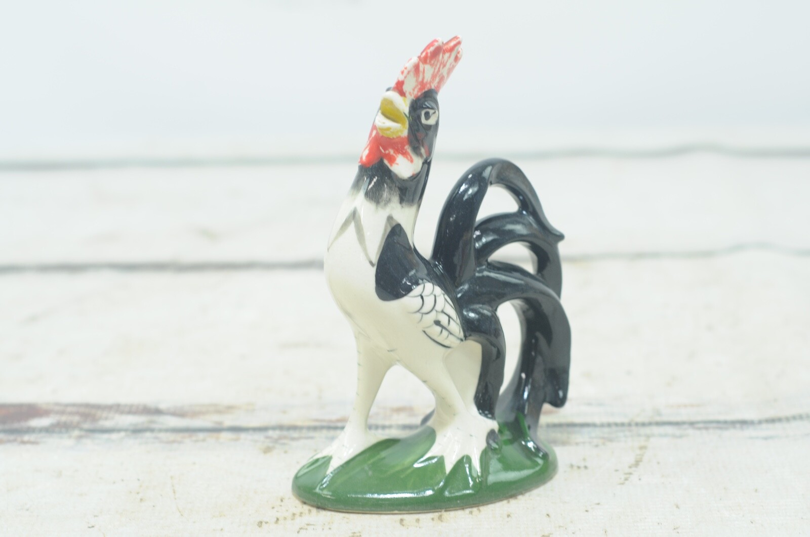 Vintage Artmark Hand-painted Ceramic Rooster Figure Japan Chicken ...