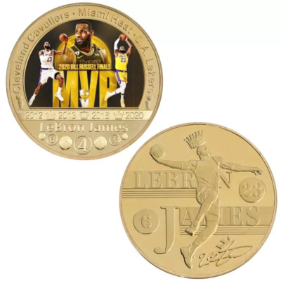 King James 23 Lebron Challenge Coin #2 of 5 Great Starter Coin for Kids ...