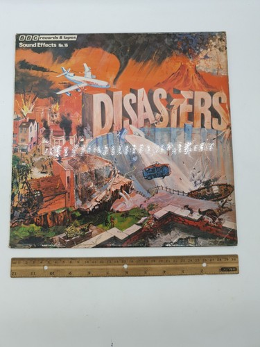 BBC records and tapes sound effects no. 16 disasters Vinyl LP record ...
