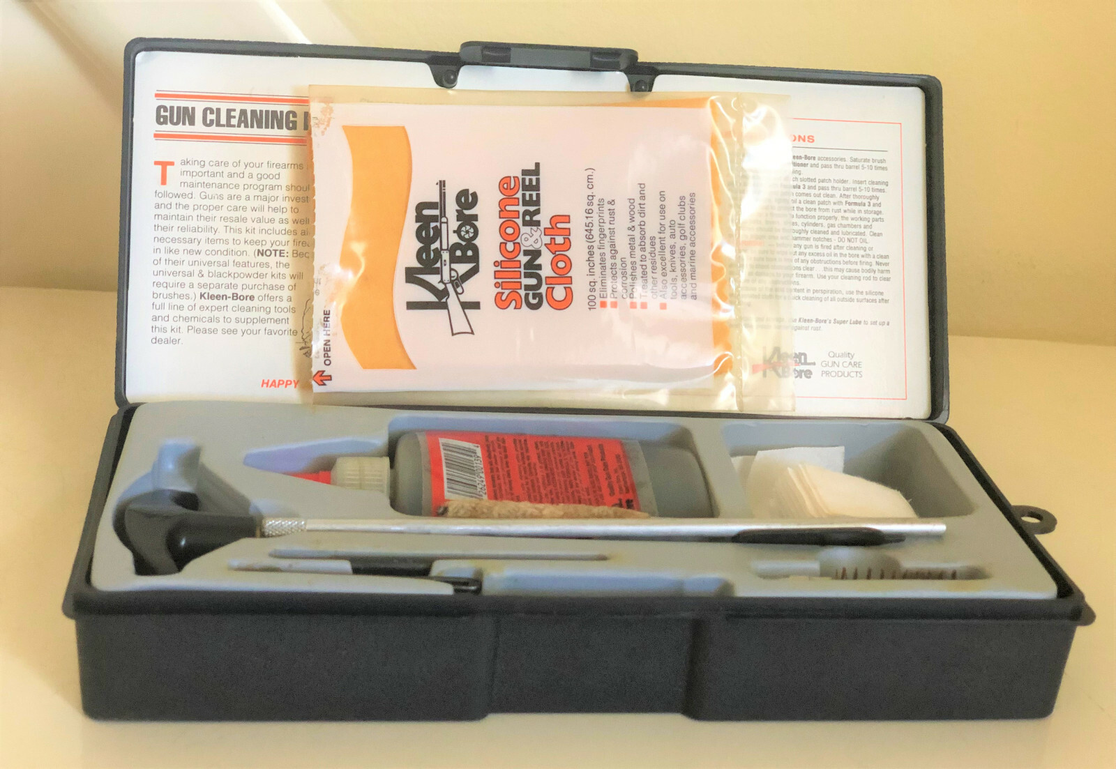 Kleen Bore .22 Gun Cleaning Kit plus 100% Cotton Cleaning Patches | eBay