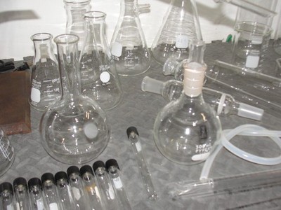 Large Chemistry Glassware set Pyrex Kimax USA 100 plus pieces | eBay