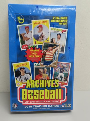 2018 Topps Archivers MLB Baseball Factory Sealed Hobby Box | eBay