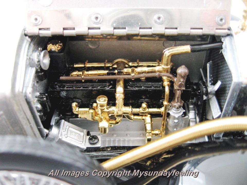 1925 ROLLS ROYCE SILVER GHOST (LAST EDITION) - FRANKLIN MINT - SCALE 1: ...