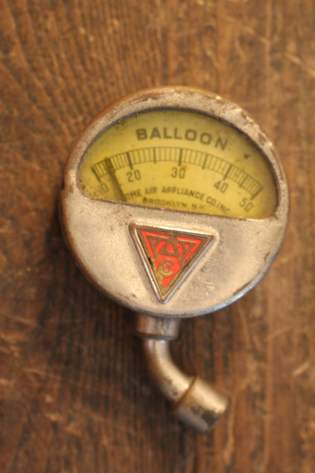 Vintage/Antique ACME Air Appliance Co., Inc. Balloon Air Pressure Gauge ...