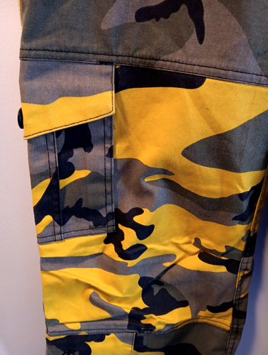 Rothco BDU Military Pants Mens Unisex XXS Yellow Camo Cargo Combat Hip ...