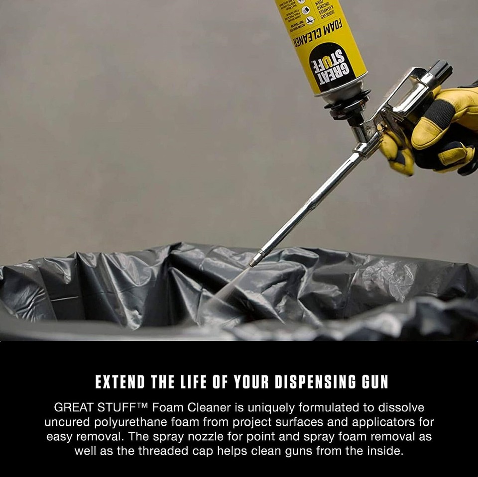 Great Stuff Foam Cleaner 12oz | eBay