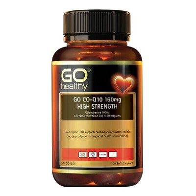 Go Healthy [Authorized Sales Agent] GO Co-Q10 160mg High Strength - 100 ...