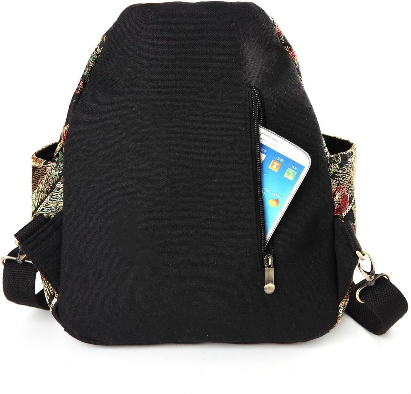 Goodhan Vintage Phoenix Sequins Embroideried Women Backpack Style 01 ...