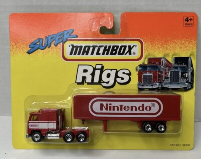 VTG 1993 Matchbox Super Rigs Nintendo Truck & Trailer Diecast 34330 NEW ...