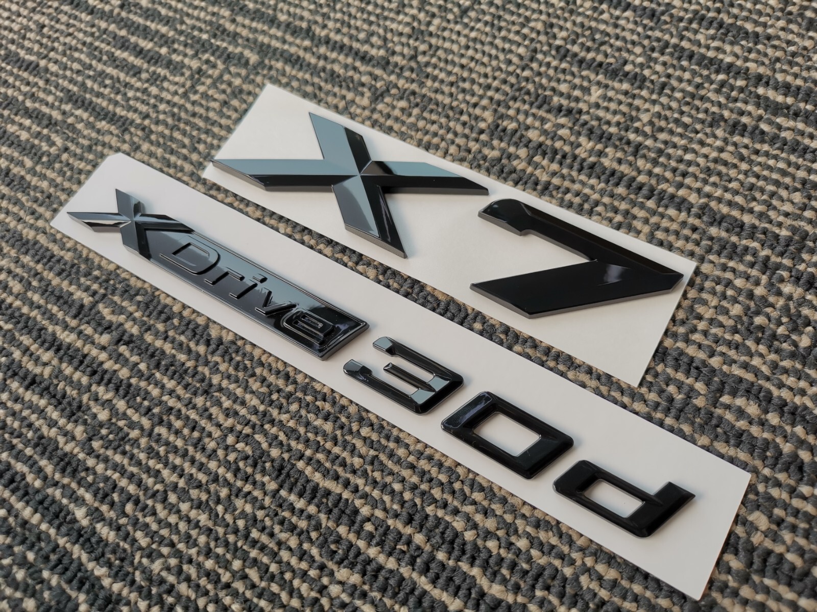 Gloss Black OEM Style BMW X7 XDrive 30d Badge Rear Trunk Tailgate ...