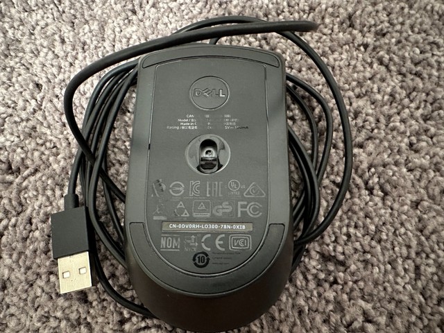 Dell MS116 USB Optical Mouse - Black (049PR0) for sale online | eBay