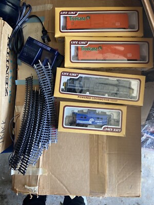 VTG Life Like Train Set Powered Locomotive Transformer HO Scale DC AC ...