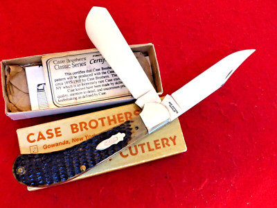 Case Brothers USA Classic G62100 mint in box green bone saddlehorn 1992 ...