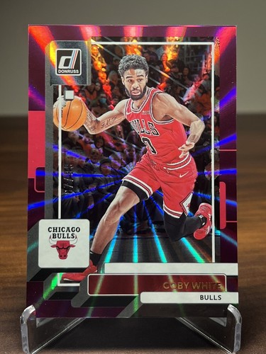 Coby White 2022-23 Panini Donruss Basketball Card #33 Purple /99 Bulls ...