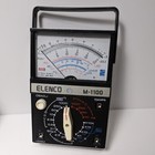 Elenco Multimeter Analog Display M-1100 Black TESTED WORKS 2 sets of ...