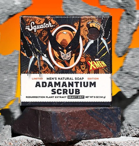 Dr. Squatch - Adamantium Scrub - Wolverine - X-Men Bar Soap - 5 oz ...
