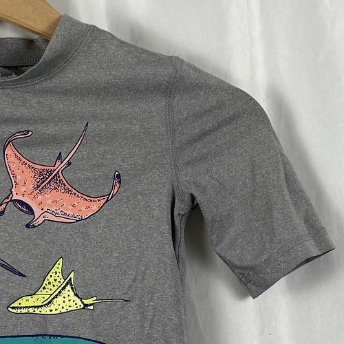 Cat & Jack Toddler Boy Heather Gray Swim Shirt Size XS.4/5 Shark | eBay