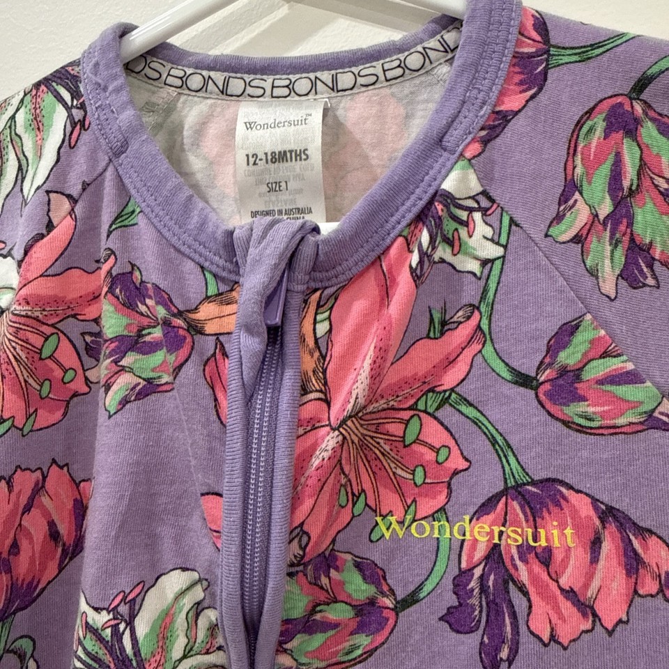 4 X Bonds Wondersuit Size 1 | 12-18 Months Baby One-piece Bundle ...