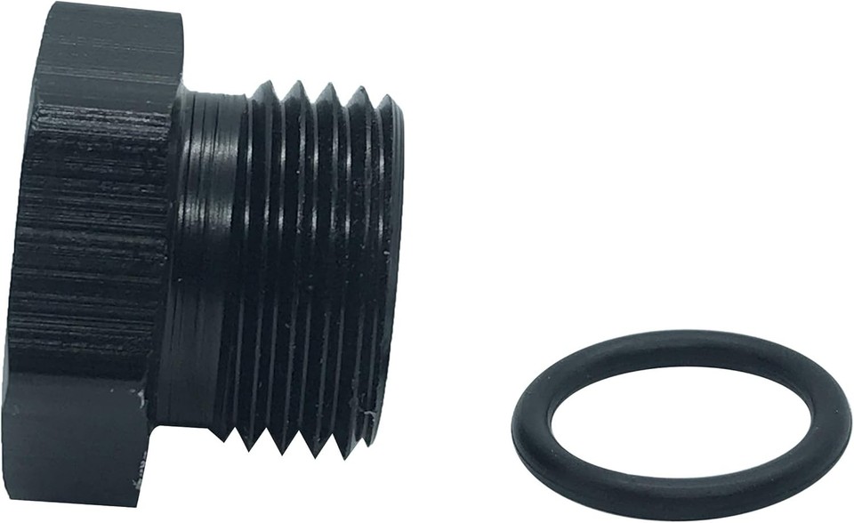 O-ring Boss Port Plug 6AN Hex Plugs Seal Nut Block Off Cap 9/16-18 Male ...