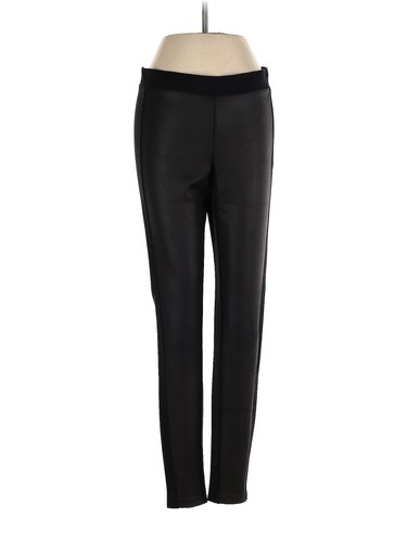 Express Women Black Faux Leather Pants S | eBay