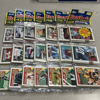 ⭐ 7 PACK SPECIAL!!! ⭐ 1989 RACK PACKS TOPPS FOOTBALL UNOPENED FACTORY ...