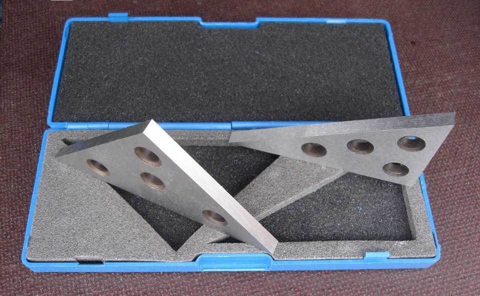 Angle blocks 2 pcs. 30-60-90 degrees and 45-45-90 degrees | eBay UK