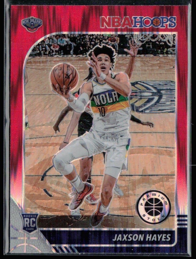 Jaxson Hayes 2019-20 NBA Hoops Premium Stock Red Flash Prizm RC #205 ...