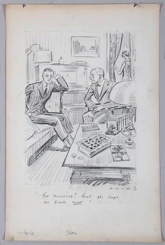 HARRY C. TEMPLE " Getting Married Gosh make me broke now" Drawing ...