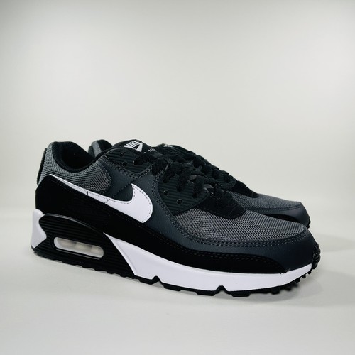 Nike Air Max 90 Men's Shoe Athletic Sneakers Grey Black White CN8490002 ...