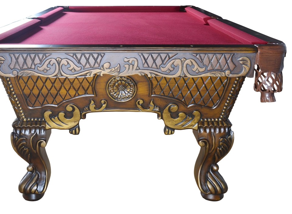 100" Victorian Luxury Pro Pool Table Traditional Billiard Table | eBay