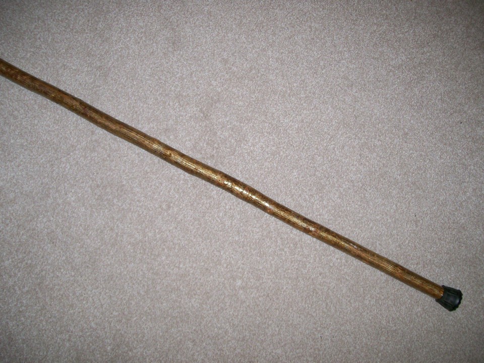 New Hand Made Beaters Thumbstick Walking Stick Antler Handle Hazel ...