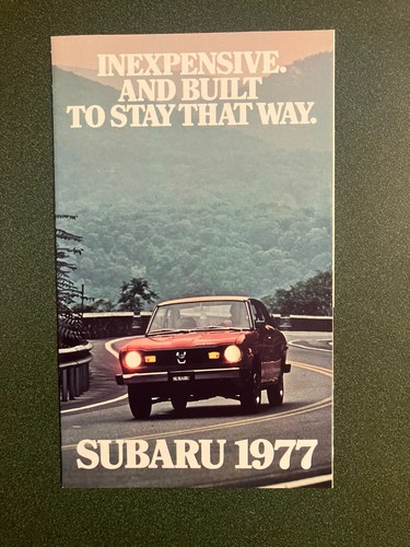 Vintage Auto Sales Folder: 1977 Subaru, full line | eBay