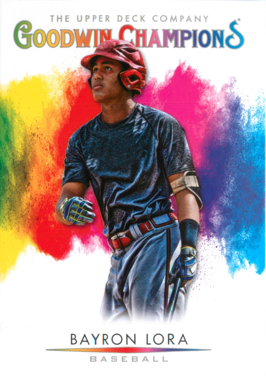 Bayron Lora 2021 Upper Deck Goodwin Champions Splash of Color Baseball ...