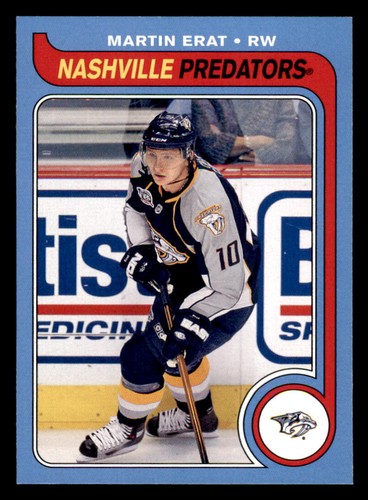 2008-09 O-Pee-Chee 1979-80 Retro #268 Martin Erat Nashville Predators ...
